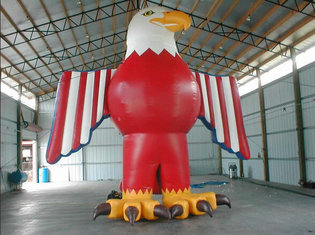 China Customized red colour inflatable american eagle for advertising supplier