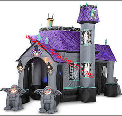 China Inflatable Hallween house bouncer castle . hallween theme tent supplier