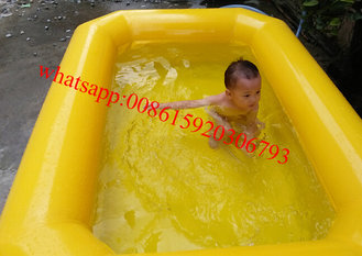 China double tubes pvc tarpaulin inflatable kids swimming pool for sale supplier