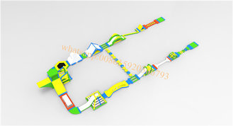 China Commercail giant adult size  inflatable water park inflatable sea water park games prices water playground pool obstacle supplier