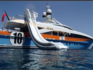 China water slide boat water slide boat inflatable water slide for boat ship yacht supplier