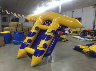 China agua banana boat prices  fly fish inflatable sea  flying fish banana boat inflatable water games flyfish banana boat supplier