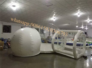 China clear bubble camping  tent for sale inflatable transparent bubble tent with room transparent tent supplier
