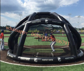 China Portable Inflatable Cages & Goals , inflatable batting cage,baseball batting cage , polyester batting , quilt batting , supplier