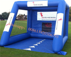 China Fastest Shot Leader Board  Football training for children,inflatable shootout shoot out, inflatable football goal target supplier