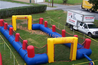 China Human Foosball Inflatable Game supplier