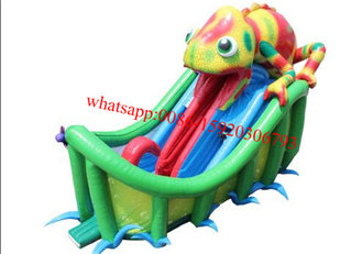 China Chameleon Giant Inflatable Slide supplier