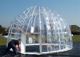 China advertising inflatable clear dome tent / inflatable tent price supplier
