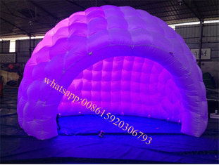 China Red Color Inflatabe Event Tent With Tubes Inflatable balloon tents supplier
