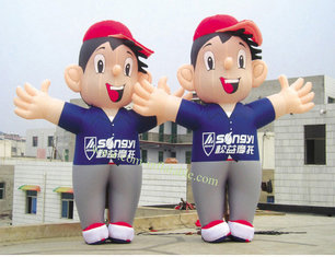 China Inflatable model carton character inflatable advertising carton supplier