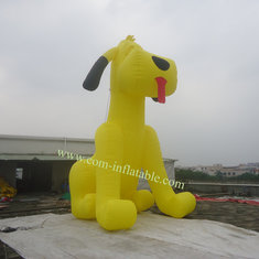 China Inflatable yellow  dog model carton supplier