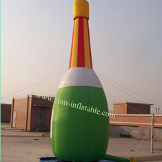 China Inflatable bottle model carton character , inflatable bootle shape, advertising bottle supplier
