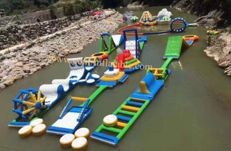 China inflatable water playground water playground outdoor inflatable water obstacle course for sale supplier