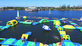 China inflatable amusement park aqua park equipment air park water park design build a water park park amusement supplier