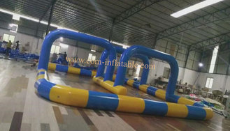 China kids go cart go kart race track inflatable race track supplier