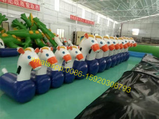 China inflatable race horse for sale supplier