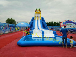 China hot summer giant inflatable water slide for sale supplier