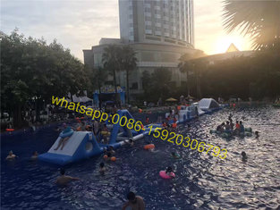 China long pool obstacle course kids water obstacle supplier