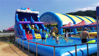 China water slide with pool supplier