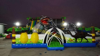 China dinosaur playground obstacle course for kids supplier