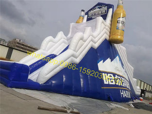 China bear advertising bouncy dry slide for sale supplier