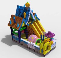 China farm theme kids party inflatable playground supplier