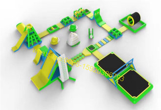 China new water obstacle couse with water volleyball court supplier