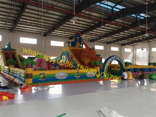 China stocks giant bouncy castle playground for sales supplier