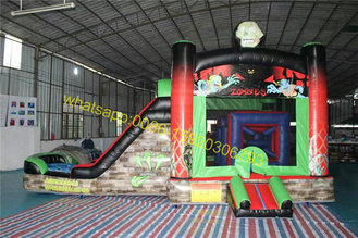 China zombies bouncy castle slide house supplier
