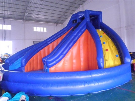 Bending Inflatable Slides Inflatable Water  Slide For Kids supplier