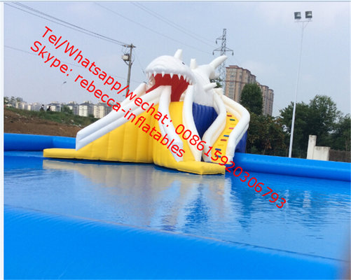 inflatable pool slide  inflatble stair slide pool water slide supplier