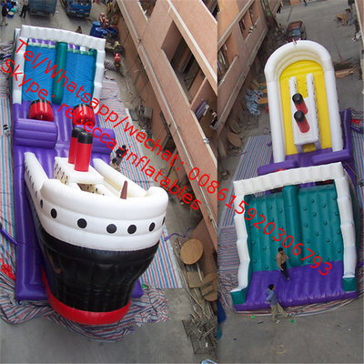Sell Inflatable Slide Combo- A'hoy Matey  plastic inflatable slide outdoor games supplier