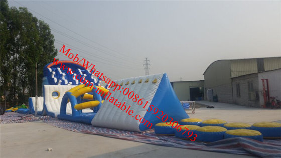adult inflatable water obstacle course for sale inflatable floating obstacle water park supplier