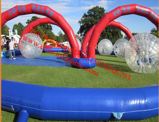 inflatable zorb ball track supplier