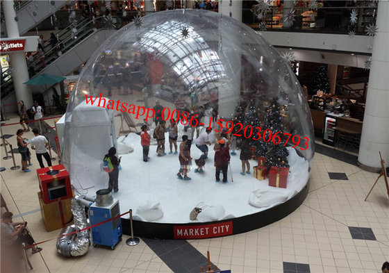 market city inflatable snow globe , giant inflatable snow globe , dubai plastic snow globe supplier