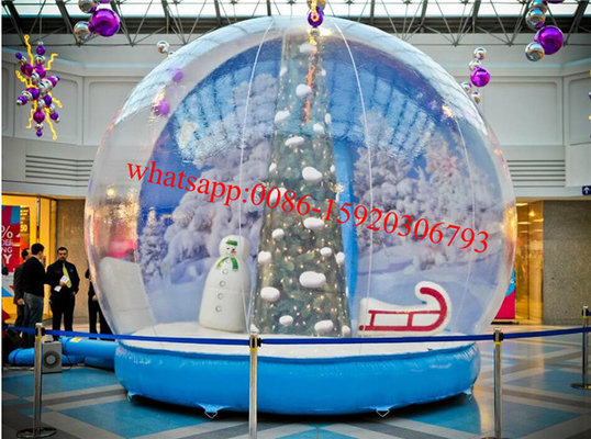 market city inflatable snow globe , giant inflatable snow globe , dubai plastic snow globe supplier