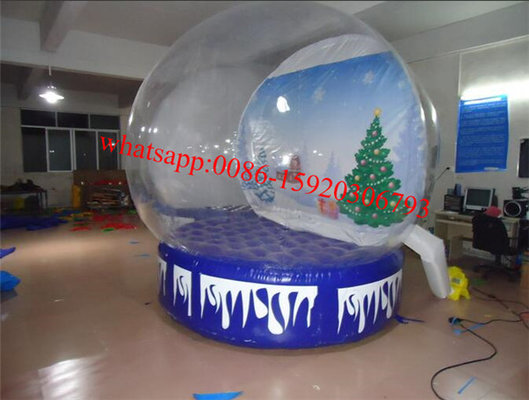 market city inflatable snow globe , giant inflatable snow globe , dubai plastic snow globe supplier