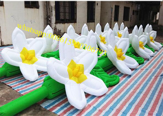 inflatable flower , giant inflatable flower decoration , inflatable flower chain ,inflatable flower chain for wedding supplier