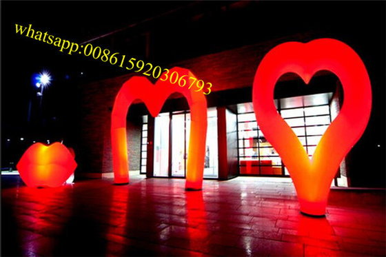 infaltable heart shape balloon , wedding balloon , wedding arch inflatable supplier