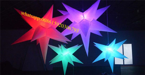 Inflatable Bent Star , inflatable star , inflatable led balloon , inflatable light , light balloon , wedding balloon supplier