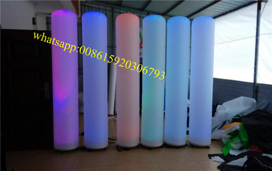 infaltable light, inflatable cloumn , led inflatable balloon , inflatable pilars , light stick , LED Inflatable Cone supplier