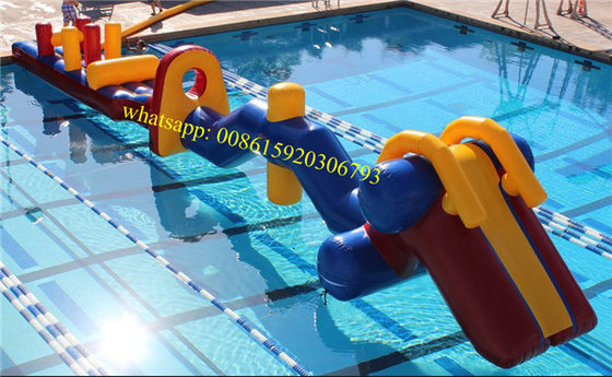 inflatable pool obstacle , kids obstacle course equipment , kids obstacle course, floating water playground obstacle supplier