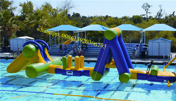inflatable pool obstacle , kids obstacle course equipment , kids obstacle course, floating water playground obstacle supplier