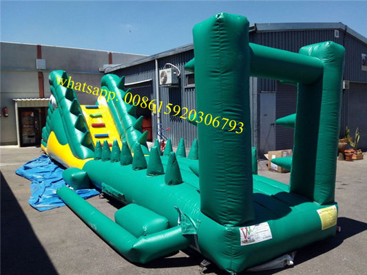 inflatable pool obstacle , kids obstacle course equipment , kids obstacle course, floating water playground obstacle supplier