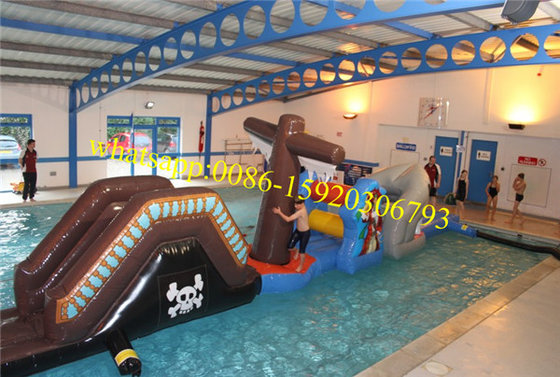 inflatable water floating playground , water playground , water park playground , inflatable pool obstacle supplier