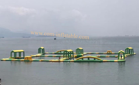 inflatable water obstacle course floating obstacle course water sport water sport toys supplier