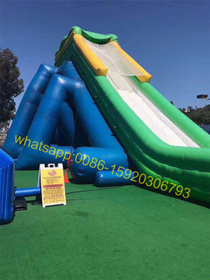 hippo giant inflatable water slide for kids and adults supplier