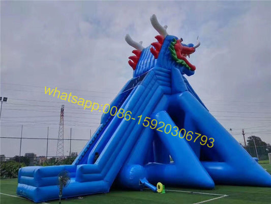 Giant inflatable dinosaur slip and slide supplier