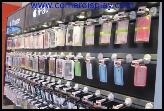 security display for slatwall retail security hook