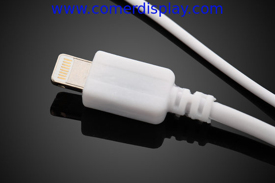 COMER anti-theft alarm controller systems mobile phone display security stand with charging cables